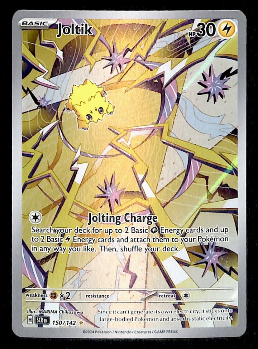 Joltik Illustration Rare Stellar Crown 150/142, NM Pokemon Card