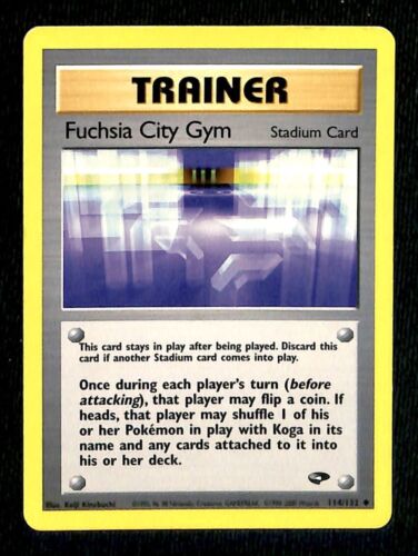 Fuchsia City Gym | Gym Challenge EX, 114/132 Pokemon Card