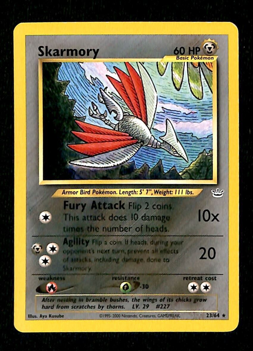 Skarmory Neo Revelations EX, 23/64 Pokemon Card