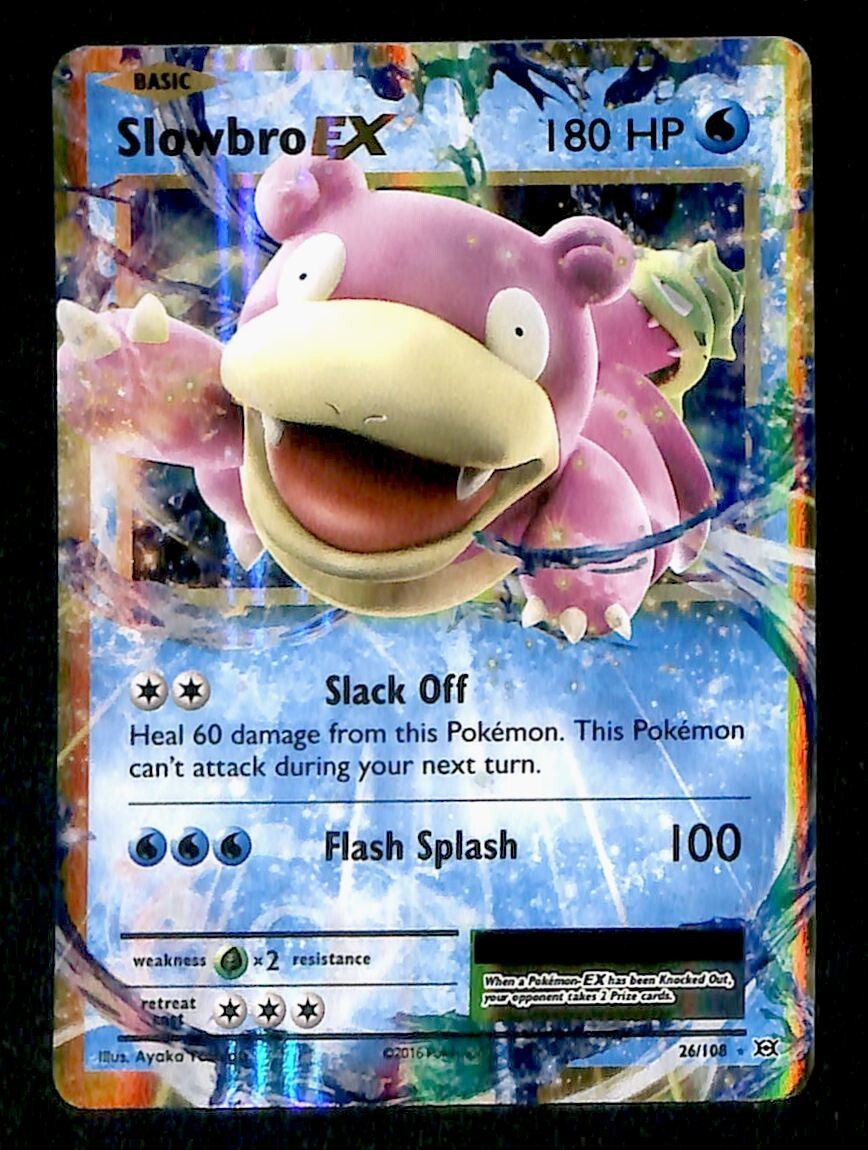 Slowbro EX Rare Evolutions 26/108, NM Pokemon Card