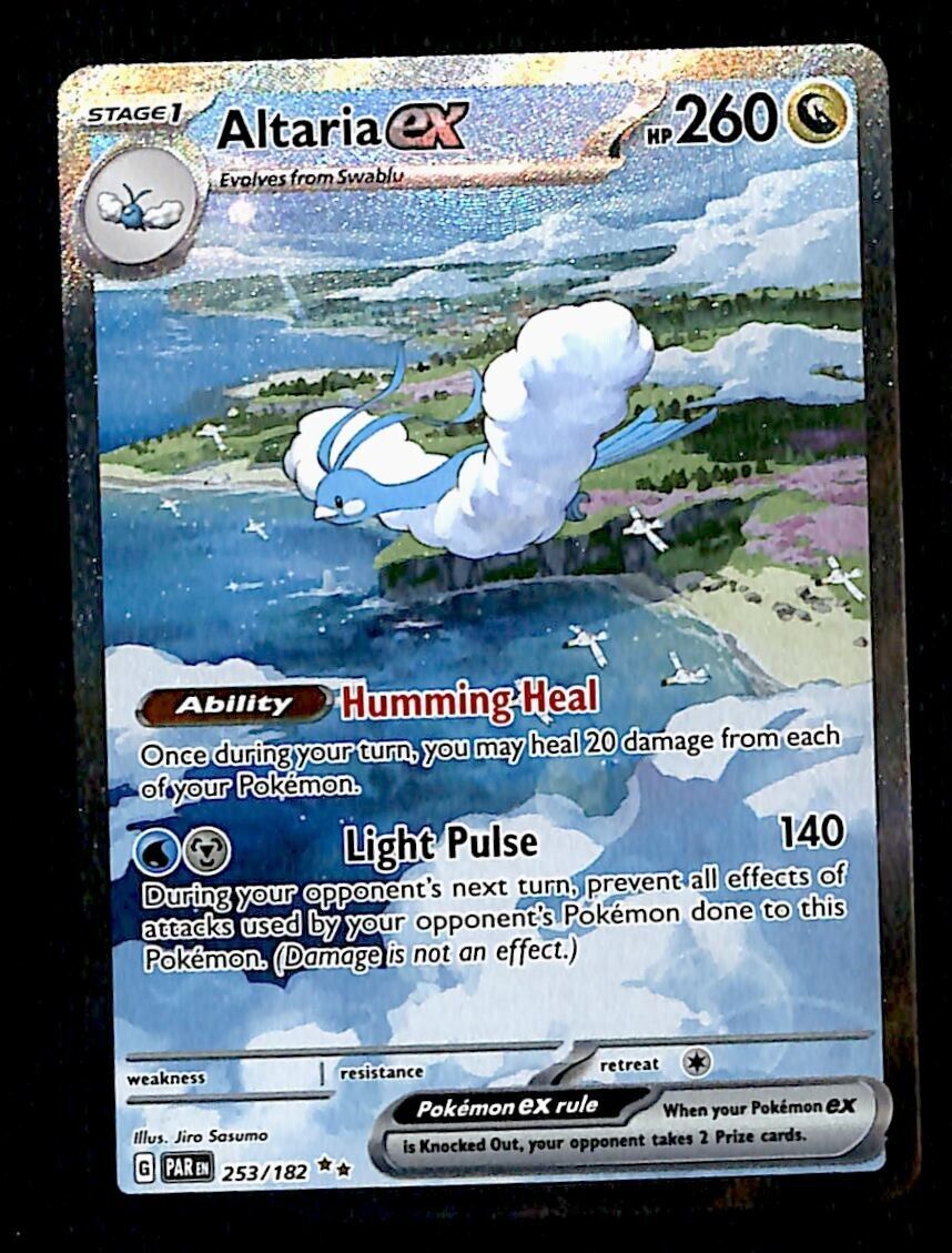 Altaria EX Illustration Rare Paradox Rift 253/182, NM Pokemon Card