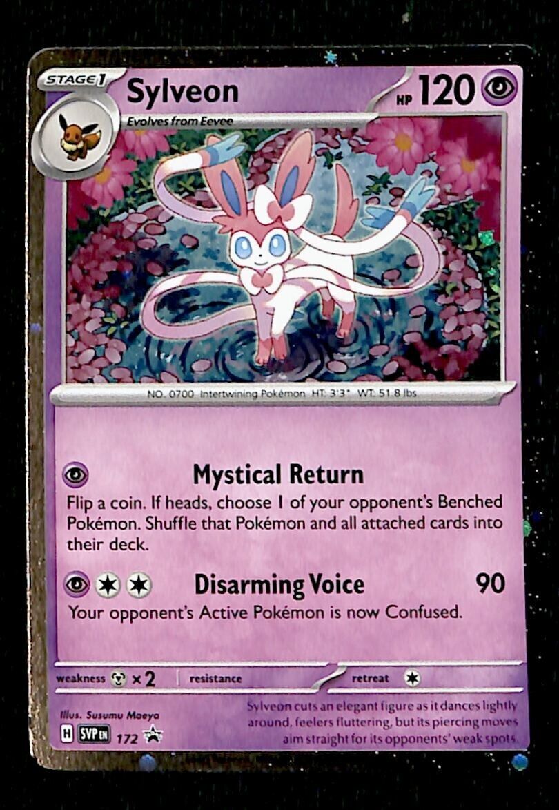 Sylveon Holo Black Star Promo SVP 172, NM Pokemon Card