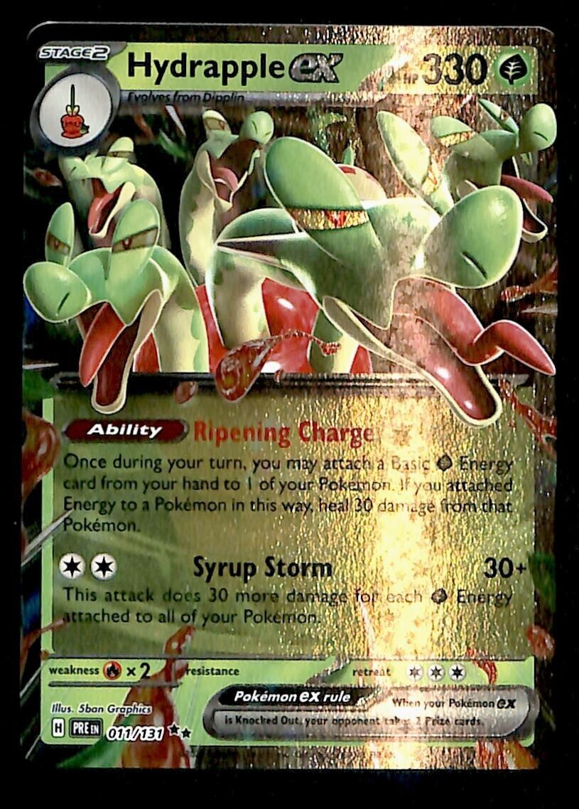 Hydrapple ex Ultra Rare Prismatic Evoloutions 011/131, NM Pokemon Card