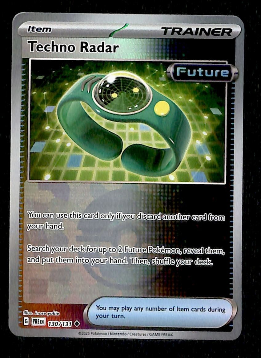 Techno Radar Pokeball Prismatic Evoloutions 130/131, NM Pokemon Card