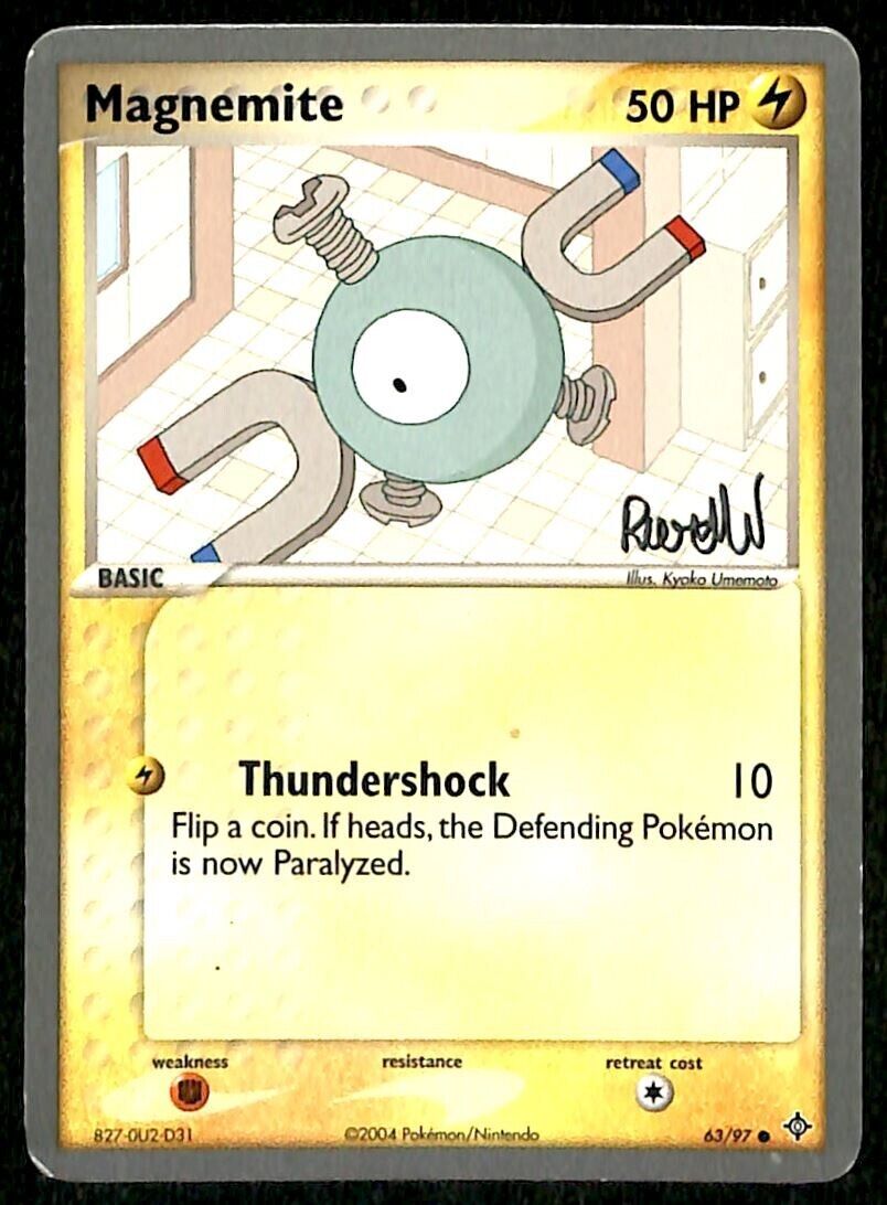 Magnemite EX Dragon Word Championship 2004 EX, 63/97 Pokemon Card