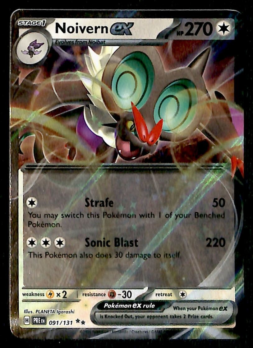 Noivern ex Prismatic Evoloutions 091/131, NM Pokemon Card