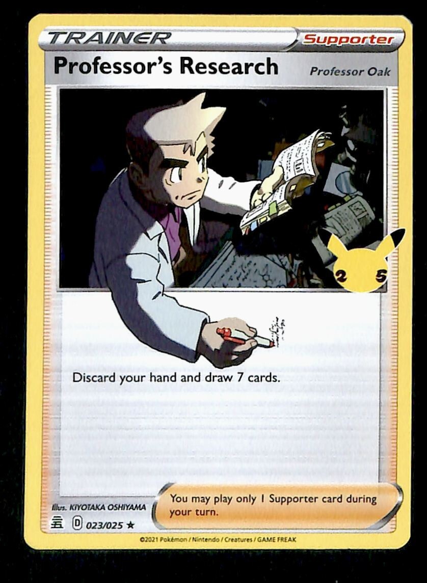 Professors Research Holo Celebrations 25th Anniversary 023/025, NM Pok