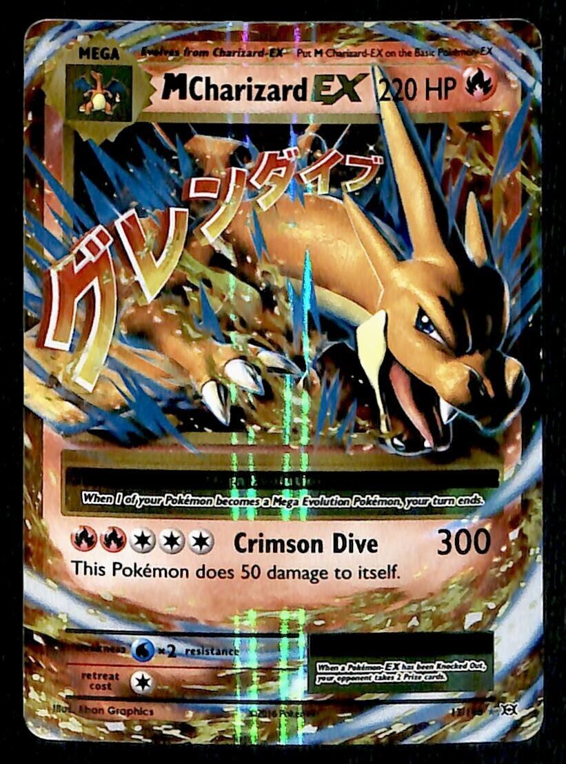 Mega Charizard EX Evolutions 13/108, EX Pokemon Card