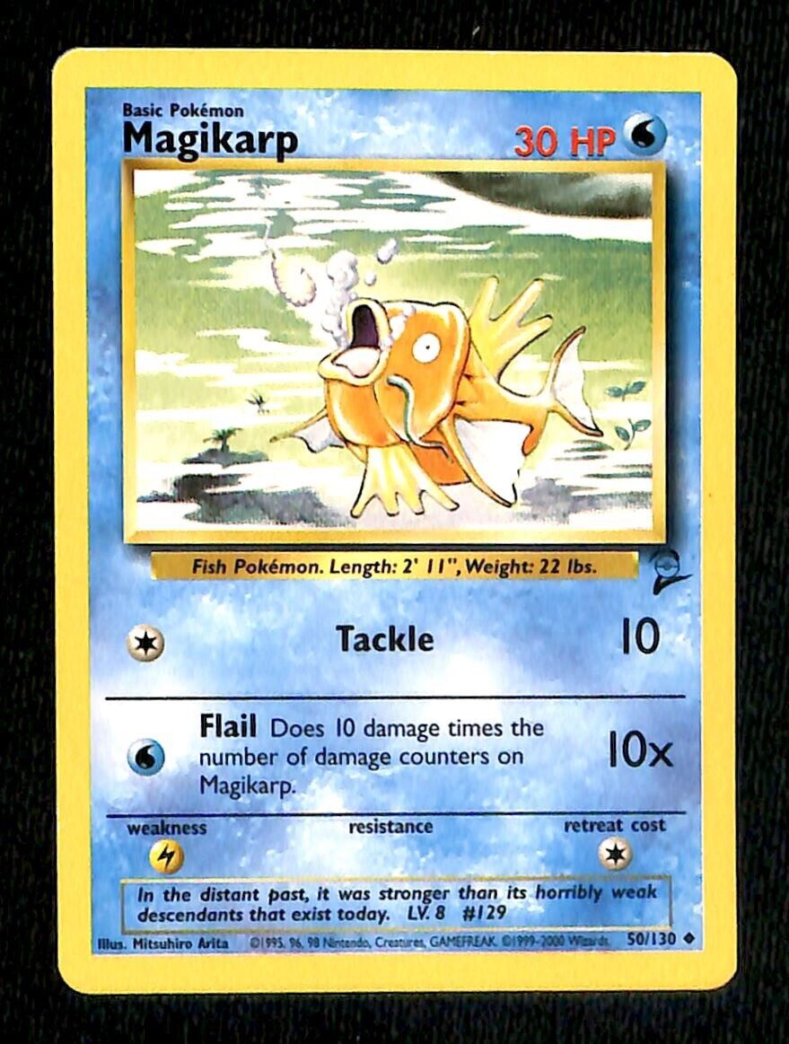 Magikarp Base Set 2 EX, 50/130 Pokemon Card