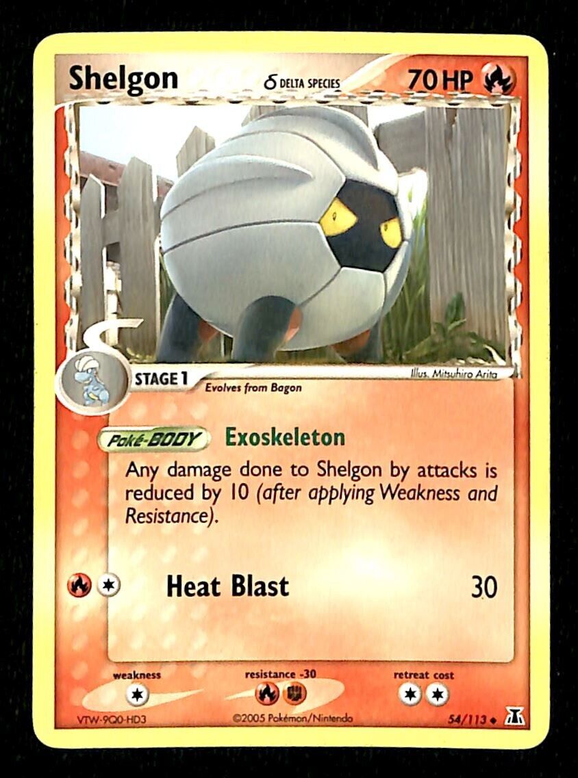 Shelgon Delta Spcies EX, 54/113 Pokemon Card