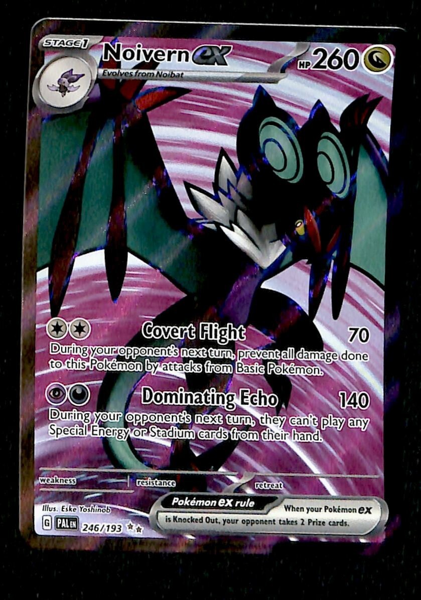 Noivern ex Full Art Paldea Evolved 246/193, NM Pokemon Card
